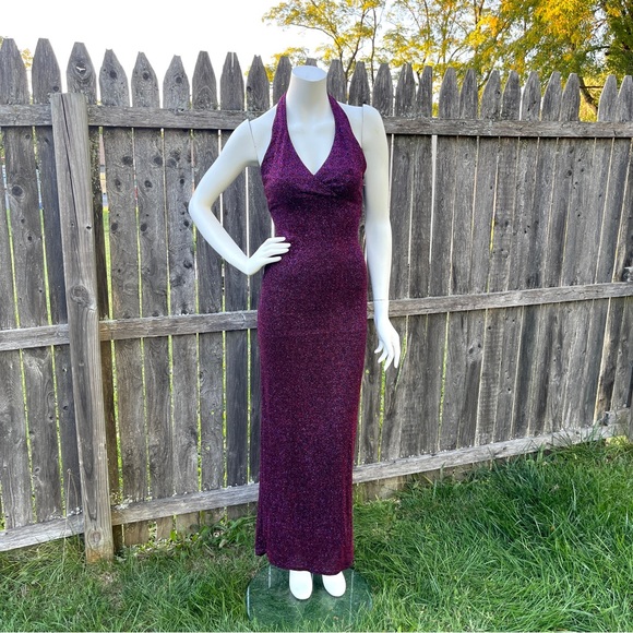 City Triangles | Dresses | Vintage City Triangles Sparkly Purple ...